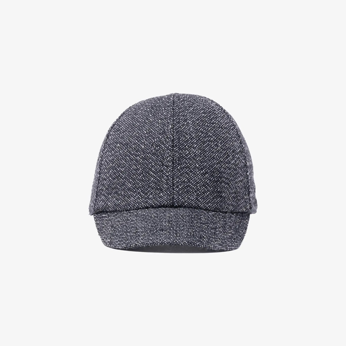 Courréges Caviar Wool Cap – Charcoal Tweed Hat