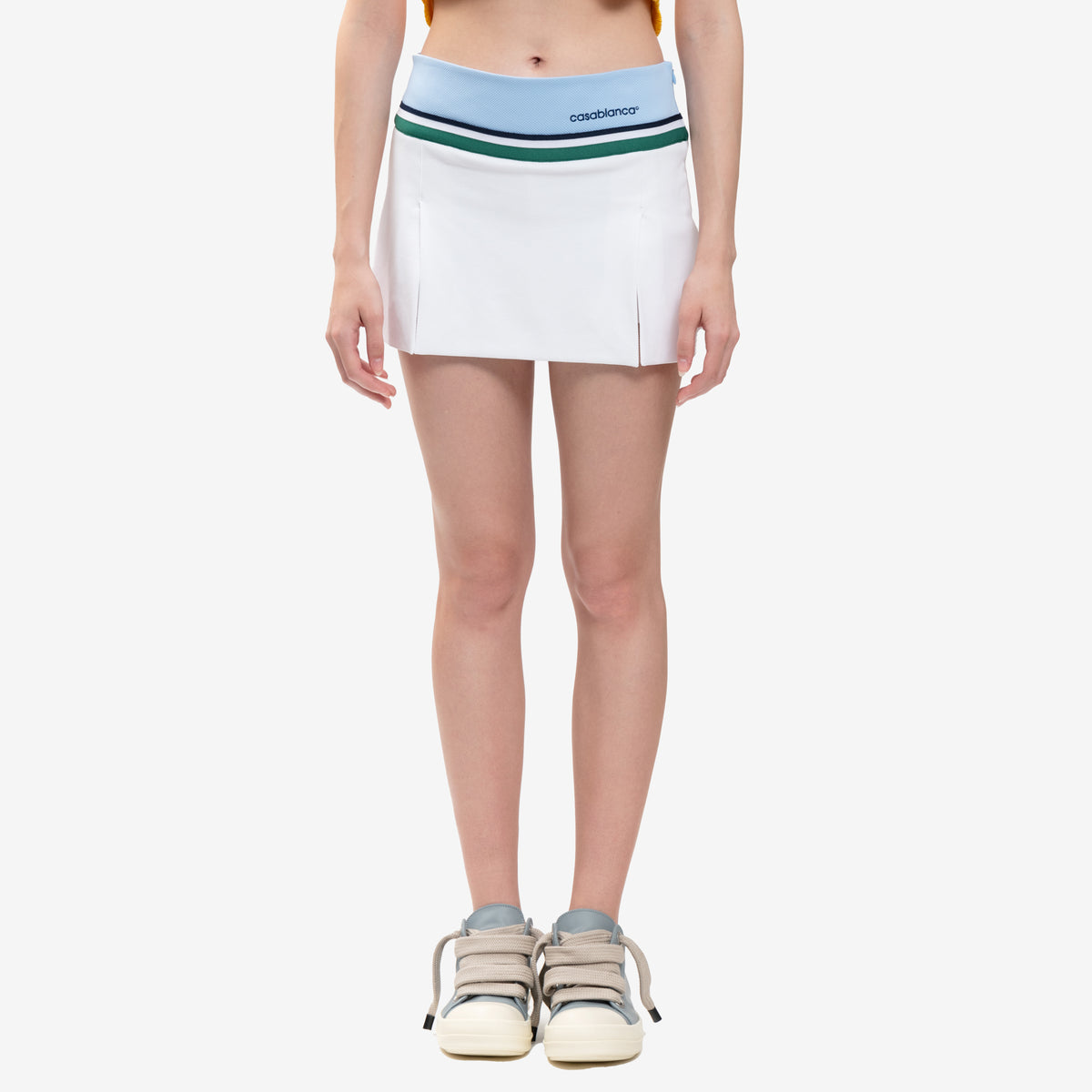 Women Casablanca Skort Ladies Round Pique Panel Skirt