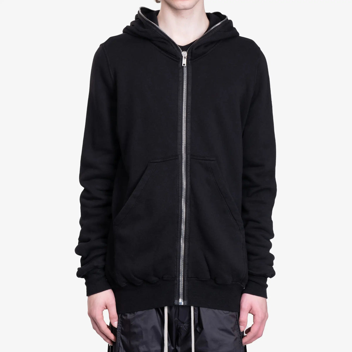Rick Owens DRKSHDW Gimp Zip Hoody in Black