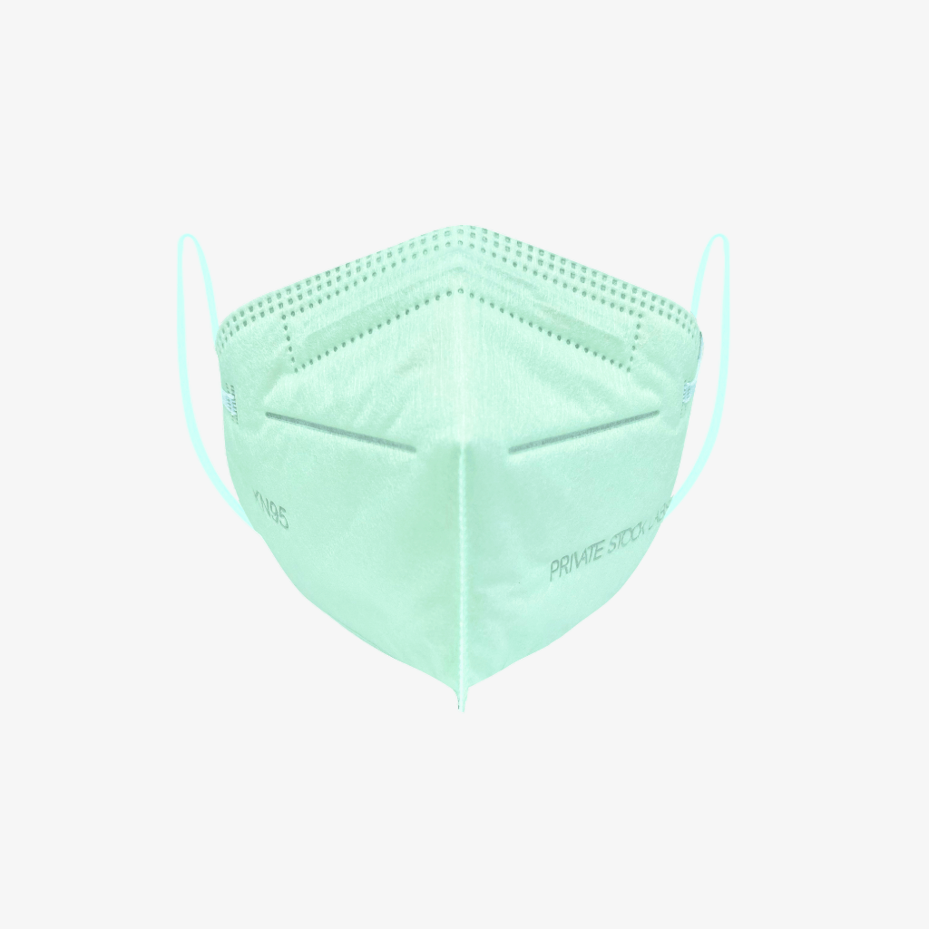 Private Stock Labs - 6-Ply KN95 Mint Green Protective Mask