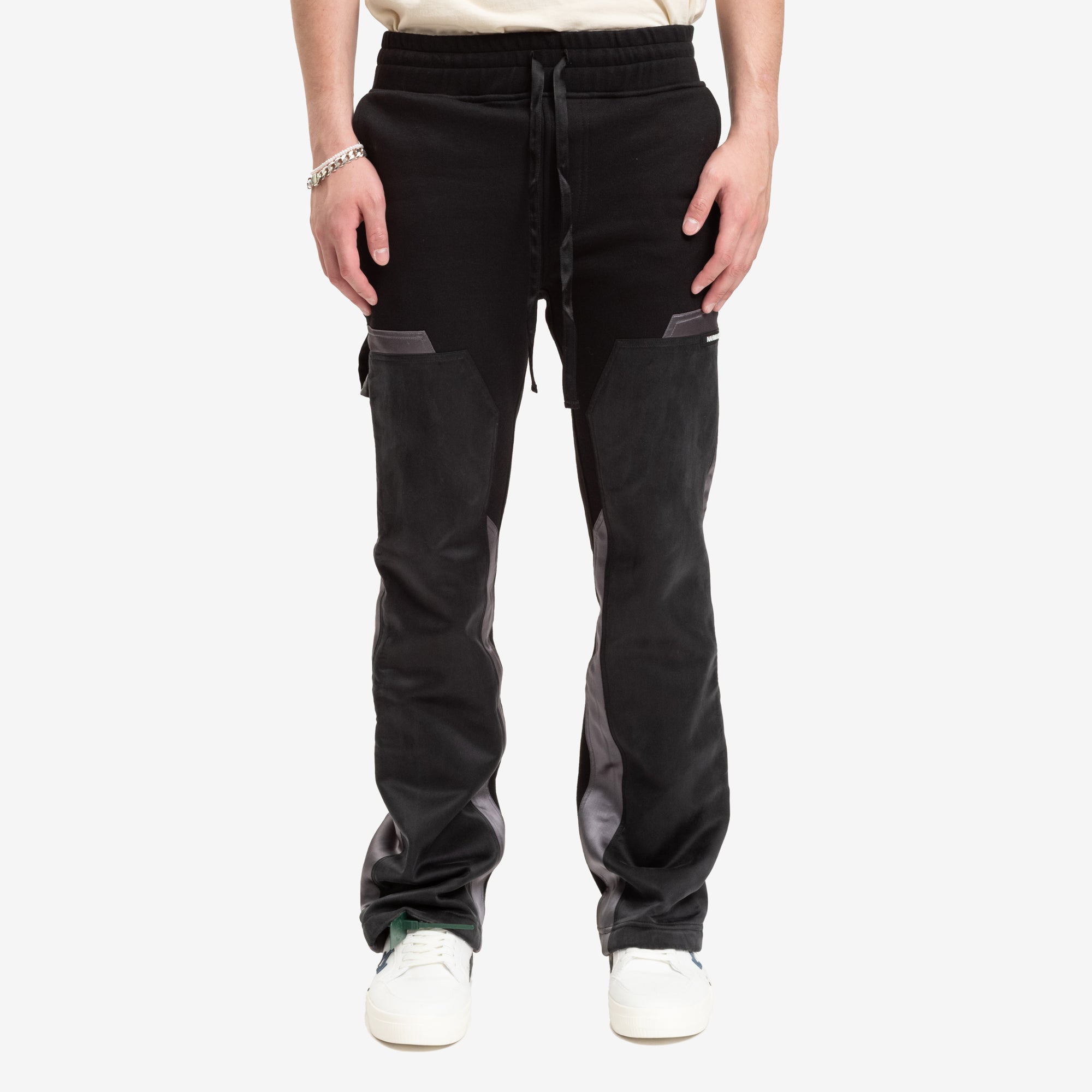 Nahmias Mens Terry Carpenter Sweatpants in Black