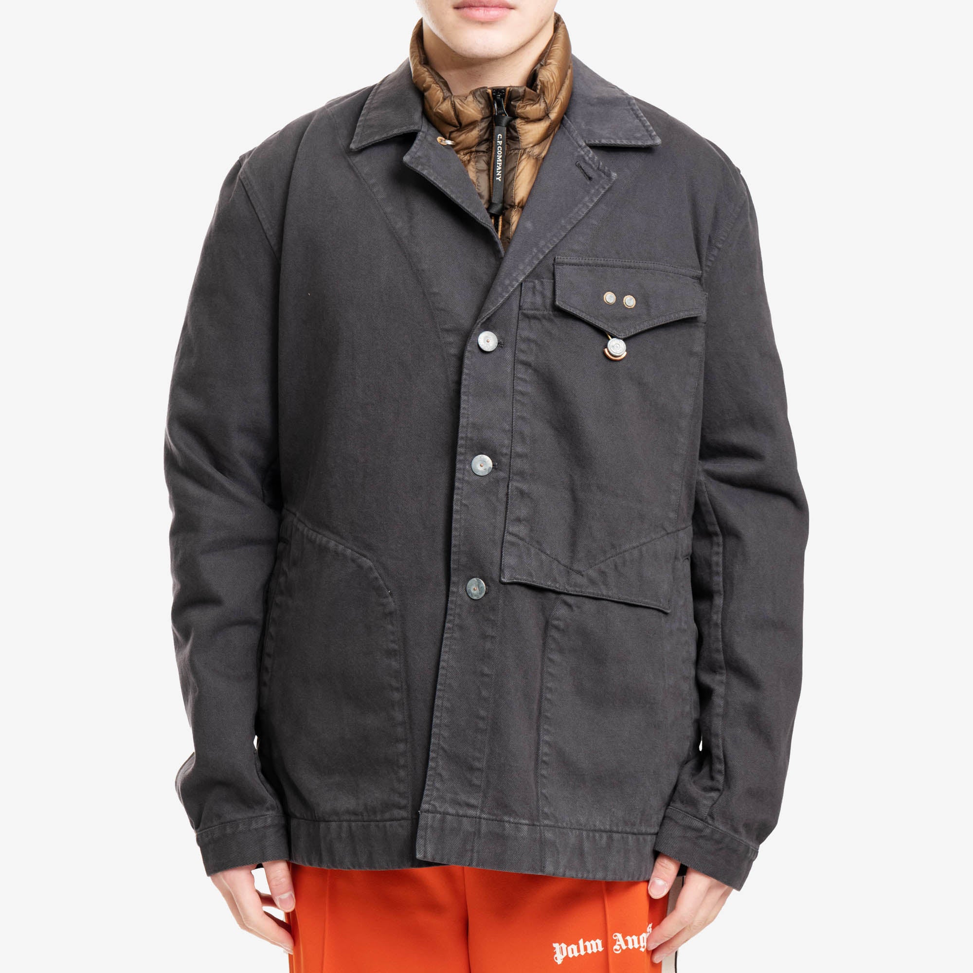 Objects IV Life Mens Workwear Blazer in Anthracite Grey